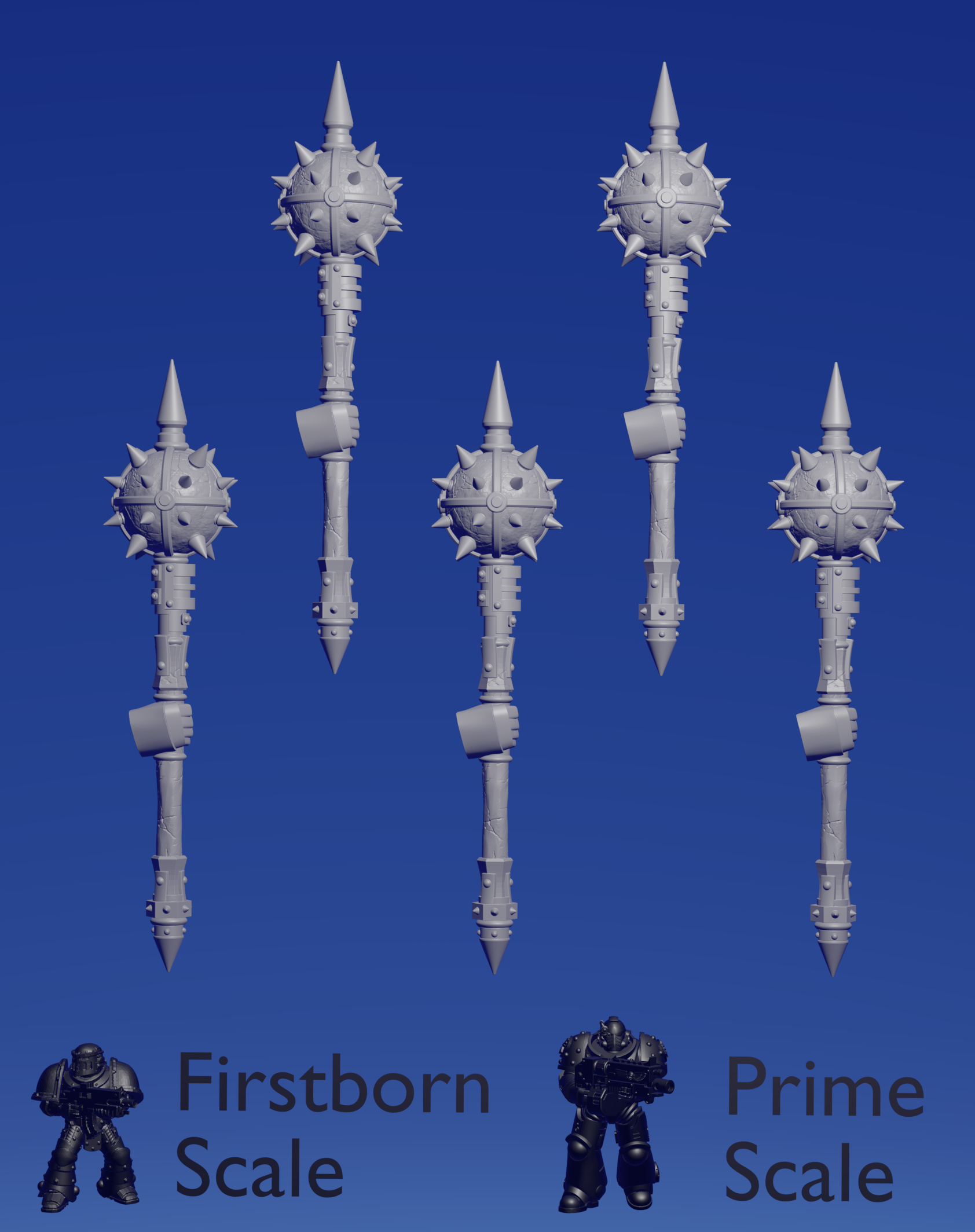 Spiked Power Mace :right hand: x 5 ~ Marta Punkgirl – UKWarforged