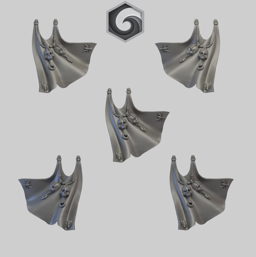 Anvil Warden Cloak C x 5 ~ Greytide Studio – UKWarforged