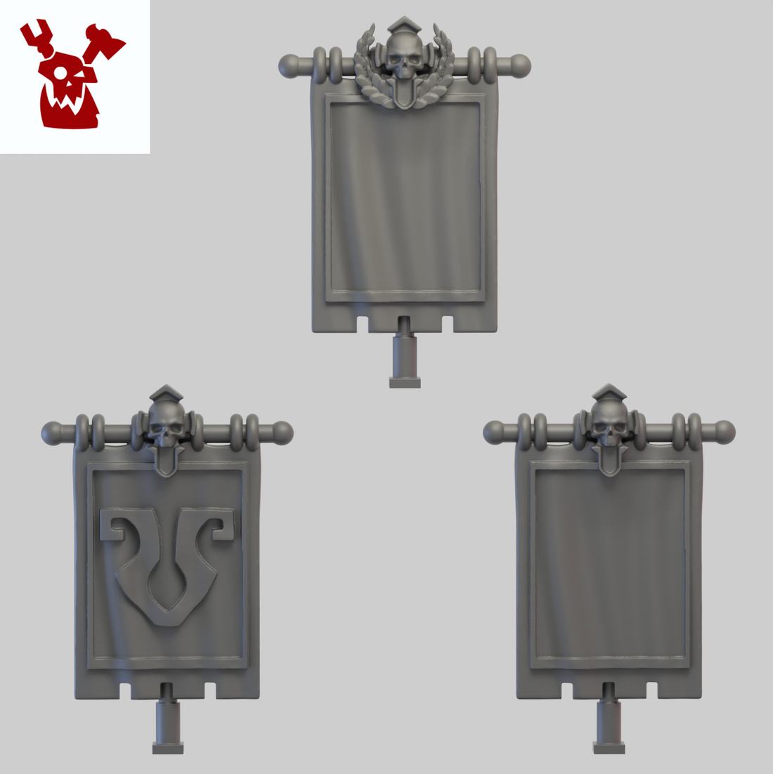 Legio Prima Victrix Princep Cohort Back Banner x 3 – UKWarforged